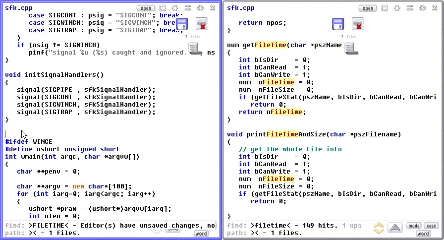 Copy Or Move Text Blocks Between Multiple Windows: Depeche View